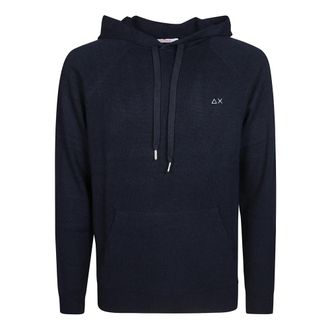 Sun 68 Solide Warme Kapuze - - Sweatshirts & Hoodies - Herren - Blau - M