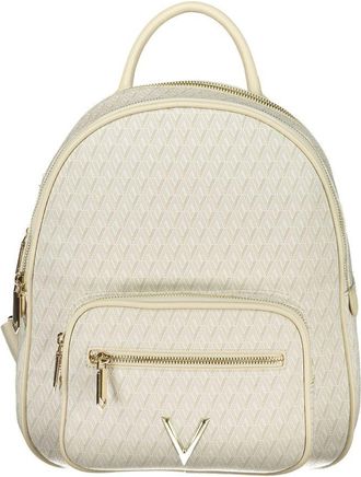 Mario Valentino Mario Valentino Beiger Polyurethan Damenrucksack mit verstellbaren Tr&auml;gern