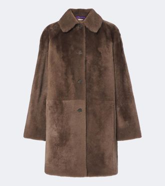 Ralph Lauren Collection Manteau en shearling