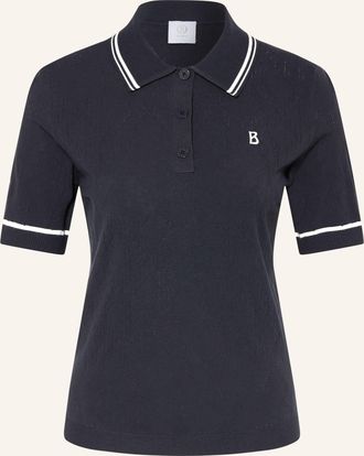 Bogner Strick-Poloshirt Mandy blau