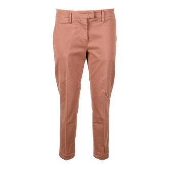 Dondup L&auml;ssige Stretch-Hose aus Baumwollmischung - - Trousers - Damen - Braun - W30