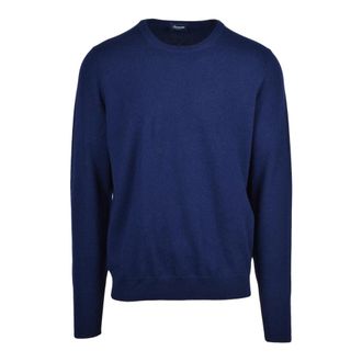 Drumohr Pullover Rundhals - - Knitwear - Herren - Blau - 2XL