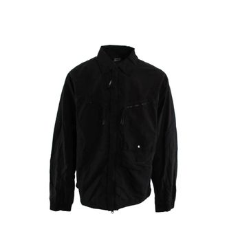 C.P. Company Flatt Nylon Overshirt - - Jackets - Herren - Schwarzk - 2XL