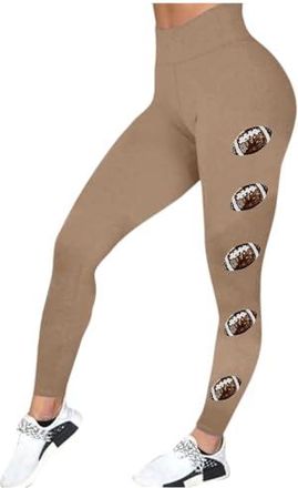 Generic Legging de sport pour femme - Style d&eacute;contract&eacute; - Imprim&eacute; B - Pantalon de yoga, kaki, XXL