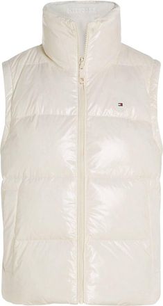 Tommy Hilfiger Damen Daunenweste mit Teddy-Fleece