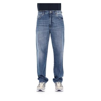 Pantaloni Torino Weite Denim-Jeans aus reiner Baumwolle - - Jeans - Herren - Blau - W31