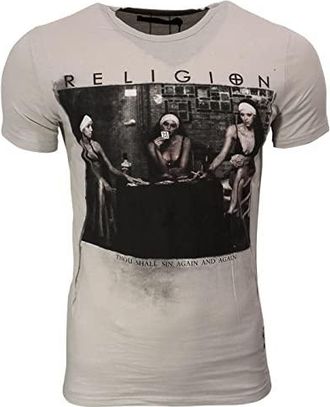 Religion T-shirt Strip Poker pour homme, Quicksilver., L