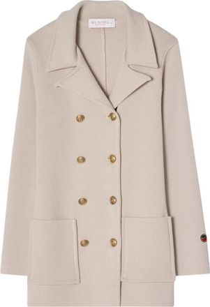 Busnel Femme, Manteaux, Gris, Taille: 40 FR Victoria Knitted Wool Jacket