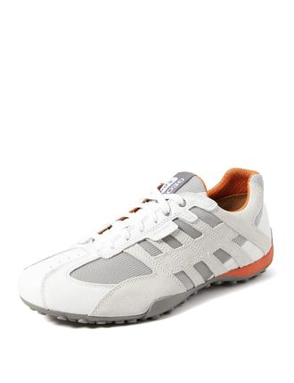 Geox Herren U Snake K Sneaker, Wei&szlig; Optic White, 45 EU