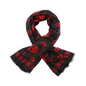 Alexander McQueen Sch&auml;del-Seidenschal