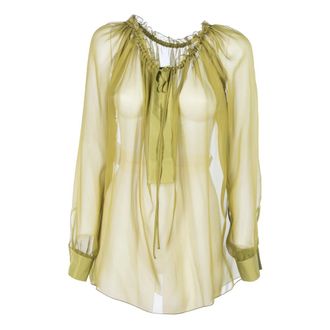 Alberta Ferretti Damen, Blusen & Hemden, Grün, SGröße