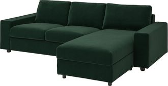 IKEA VIMLE 3er-Sofa mit Récamiere