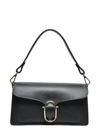 Anna Luchini Schwarz Rindsledertasche