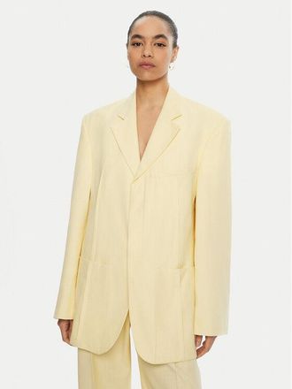 Jacquemus Sakko 22E213JA101 Gelb Regular Fit