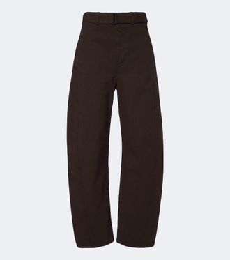 Christophe Lemaire Jean barrel Twisted &agrave; ceinture