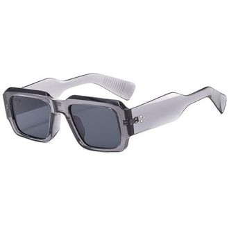 Generic Lunettes De Soleil Carr&eacute;es Dext&eacute;rieur For Hommes Et Femmes, For La Conduite, Les D&eacute;placements Quotidiens Vacances(Gray)