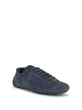 Prada Mens Sneakers Montecarlo Re-Edition Blue Trainers