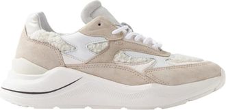 D.A.T.E. D.a.t.e., Femme, Chaussures, Blanc, Taille: 40 EU Camoscio Baskets