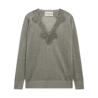 Valentino Garavani Pullover - - Knitwear - Damen - Grau - S