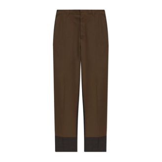 Maison Margiela Homme, Pantalons, Brun, Taille: M Pantalon &agrave; Pinces