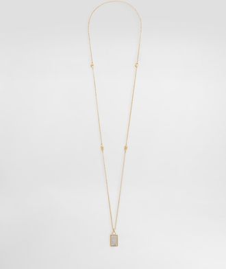 Dolce & Gabbana Halskette Mit Plakette - Mann Bijoux Gold Metall Onesize