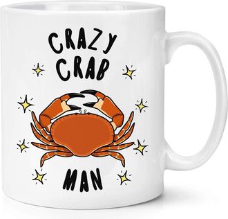 Gift Base Verrückte Krabbe Mann Sterne 283g Becher Tasse