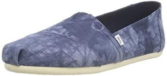 Toms Femme Alpargata Print Mocassin Plat, Tie-Dye Bleu Marine, 36 EU