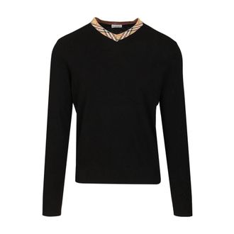 Burberry Maxim Mrn Wollstrick - - Knitwear - Herren - Schwarzk - XL