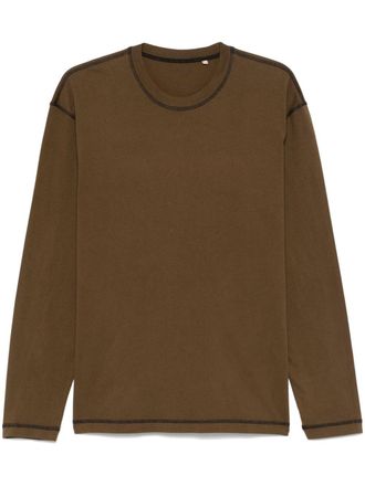 Sunflower t-shirt Contrast - Marron