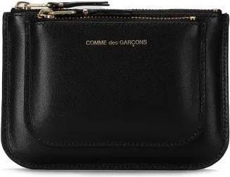 Comme Des Garçons Portemonnaies - Rectangular Black Coin Purse - Gr. unisize - in Schwarz - für Damen