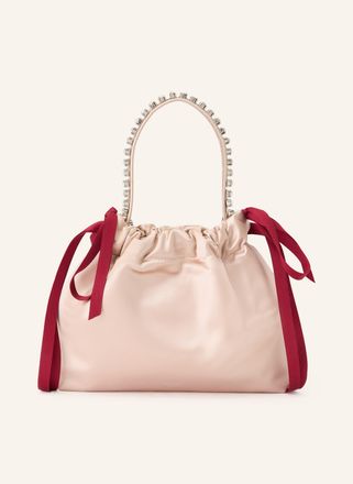 Jimmy Choo London Handtasche Drawstring Mini Mit Schmucksteinen rot
