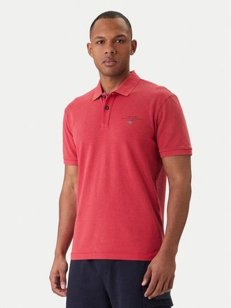 Napapijri Poloshirt Elbass SS 4 NP0A4GDL Rot Regular Fit
