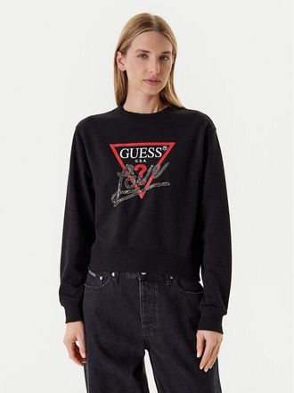 Guess Sweatshirt W5YQ06 KB681 Schwarz Regular Fit