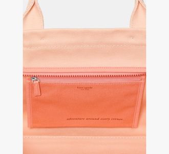 Kate Spade New York Kate Spade Dash Canvas Tote f&uuml;r Frauen in Helles Cantaloupe