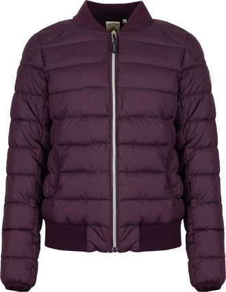 Roadsign Damen Jacke gesteppter Look mit Biker-Akzenten f&uuml;r Urbane Streetstyles rot, M