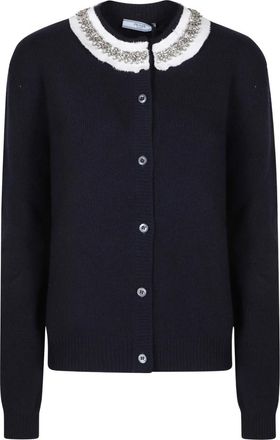 Prada Cardigan - - Knitwear - Damen - Blau - S
