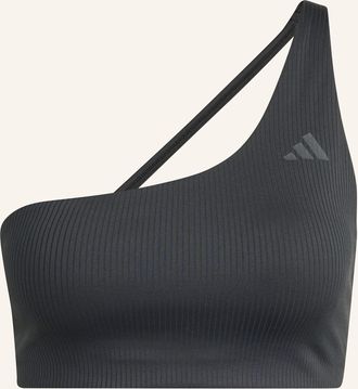 adidas Sport-Bh Optime Rib Ls schwarz