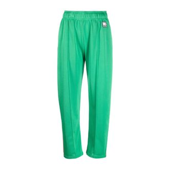 Wales Bonner Wales Bonner, Femme, Pantalons, Vert, Taille: 40 FR Pantalon de Piste Vert Noir Orange