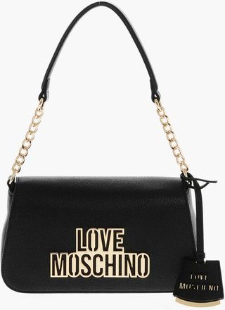 Moschino LOVE Faux Leather Shoulder Bag with Embossed Logo size Unica