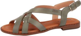 Pikolinos Sandales en Cuir pour Femmes Algar W0X, Pointure:42 EU, La Couleur:Vert