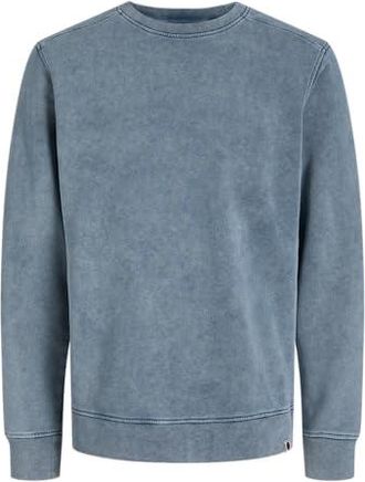 R.D.D. Royal Denim Division Rdddawson Overdye Crew Neck Sweat-Shirt L/S Sn pour Homme, Bleu (Orion), L