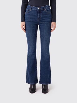 Frame Denim Jean flare The Rodeo &agrave; taille mi-haute en denim de coton