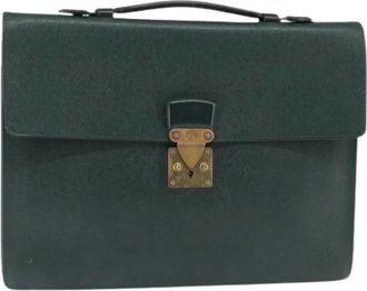 Louis Vuitton unisex, Pre-owned, Vert, Taille: ONE Size Sac &agrave; main doccasion