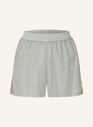 Greek Archaic Kori Leinenshorts grau