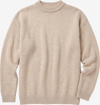 Knowledge Cotton Apparel Damen vegan Pullover Souffl&eacute; Yarn Hellgrau