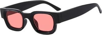 Generic Lunettes De Soleil Polarisées À Monture Carrée Élégante For Hommes Et Femmes, Idéales For La Conduite, Le Sport, Les Vacances Ou Les Fêtes(Red)