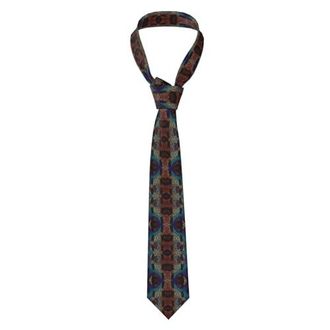 Generic Cravate Pour Homme Ethnique, Indig&egrave;ne, Tribal, R&eacute;trona Orn&eacute; Fine Tie &Eacute;troit Cravates Homme Pour Affaires Mariage Accessoires