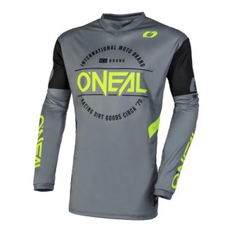 O'Neal | Motocross-Trikot | Enduro MX | Atmungsaktives Material, gepolsterter Ellenbogenschutz, Passform für maximale Bewegungsfreiheit | Element Jersey Bran