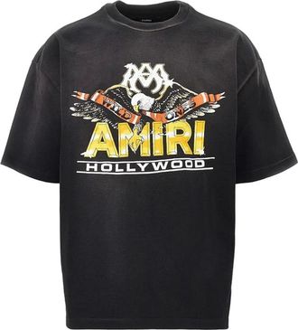 Amiri T-shirt Oversized MA Eagle - Homme - Tops - Noir - Taille: M