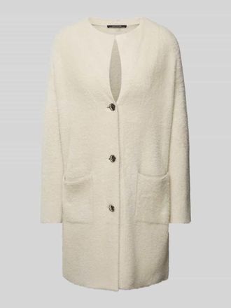 Comma Mantel mit Kunstfell